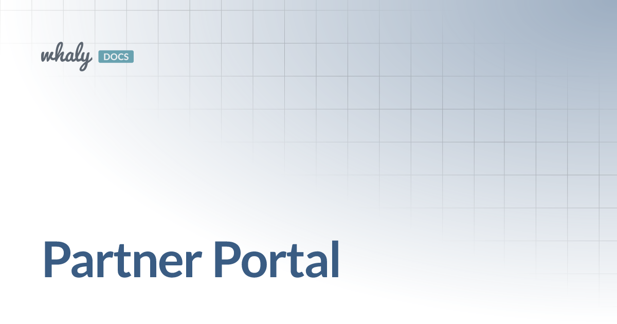 Partner Portal | Documentation